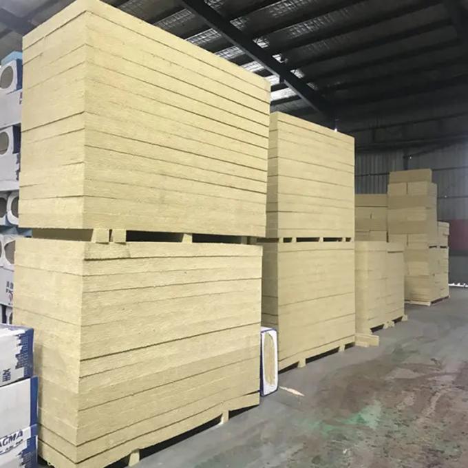 High Density Rock Wool Sound Panels Mineral Rockwool Soundproofing Slabs