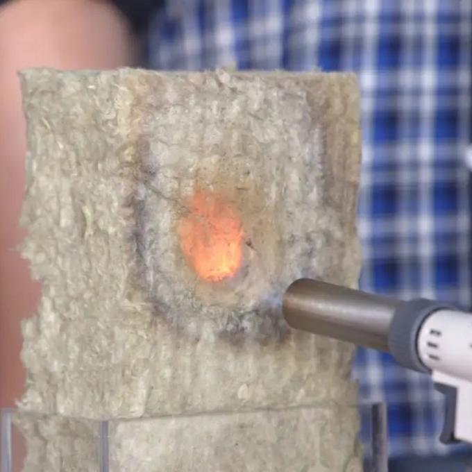 Insulating Rock Wool Board Fire Resistance Mineral Wool Slabs