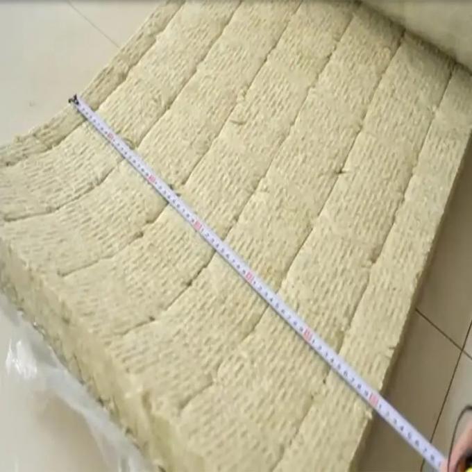 Lightweight Rockwool Insulation Blanket With Wire Mesh Customized