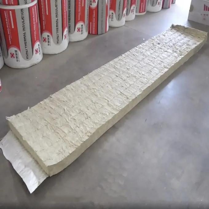 Non Combustible Rockwool Fire Blanket Rockwool Wire Mesh Blanket Felt